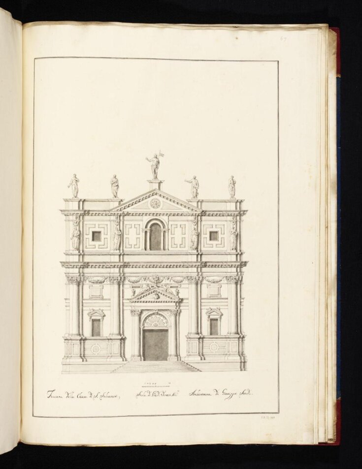 Architectural Drawing (Visual Work) | Sansovino, Jacopo | visentini | V ...