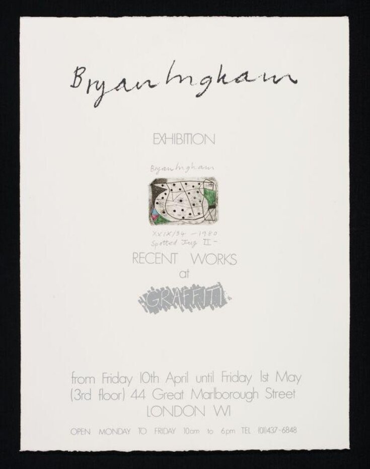 Bryan Ingham | Ingham, Bryan | V&A Explore The Collections