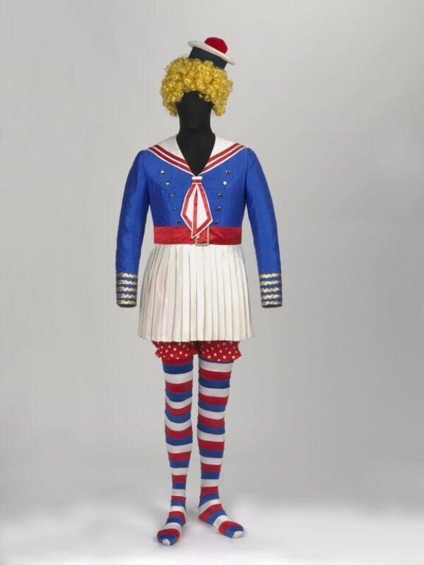 Costume for Billy Dainty as Sarah the Cook before the shipwreck in Dick ...