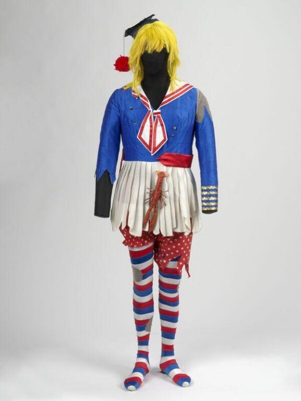 Costume for Billy Dainty as Sarah the Cook post-shipwreck in Dick ...