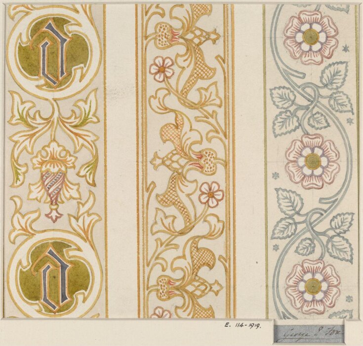 Embroidery Design | George Edward Fox | V&A Explore The Collections