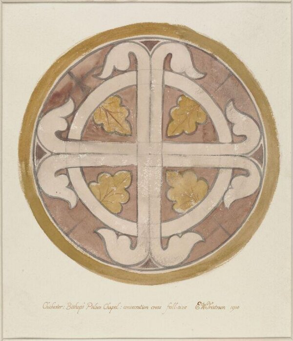Consecration cross | Ernest William Tristram | V&A Explore The Collections