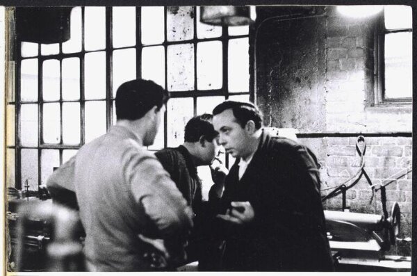 John Feaver Ltd., South London, January 1966 [3 male workers] | Roger ...