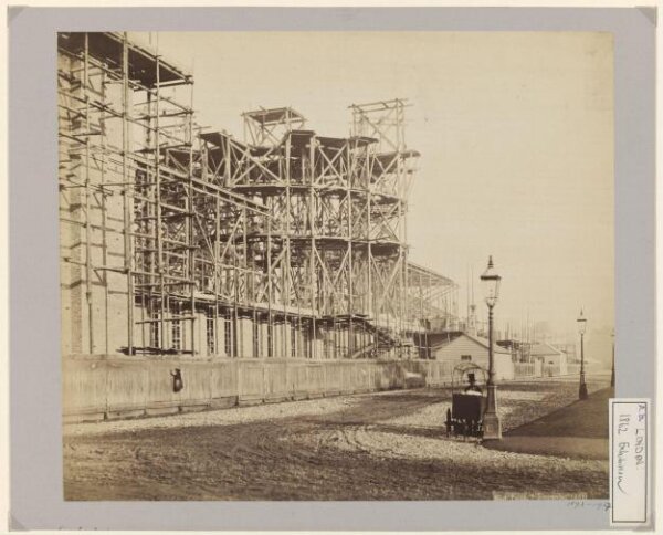 Construction of 1862 International Exhibition buildings | V&A Explore ...