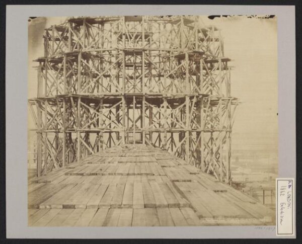 Construction of 1862 International Exhibition buildings | V&A Explore ...
