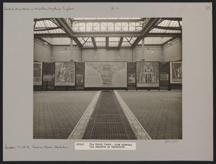 Victoria and Albert Museum, exhibition of paper casts and photographs ...