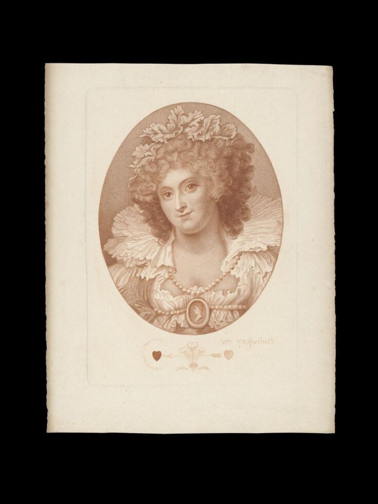 Portrait of Mrs. Fitzherbert | Cosway, Richard RA | V&A Explore The ...
