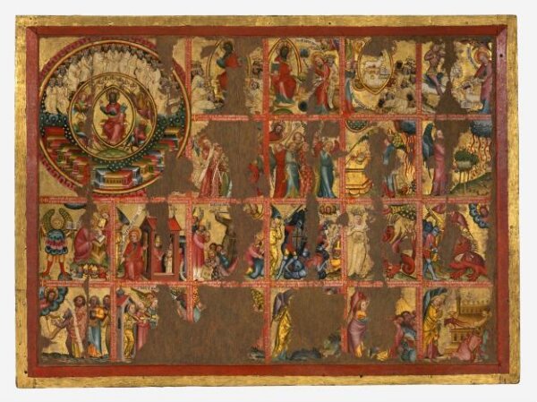 Altarpiece with 45 Scenes of the Apocalypse | Master Bertram | V&A ...