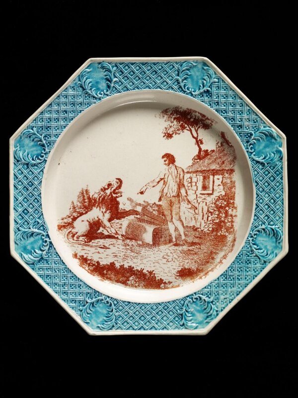 Plate | Warburton, Edward | Whieldon, Thomas | V&A Explore The Collections