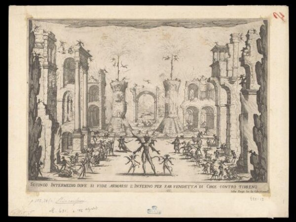 Secondo Intermedio dove si vide armarsi l'Inferno per far vendetta di ...