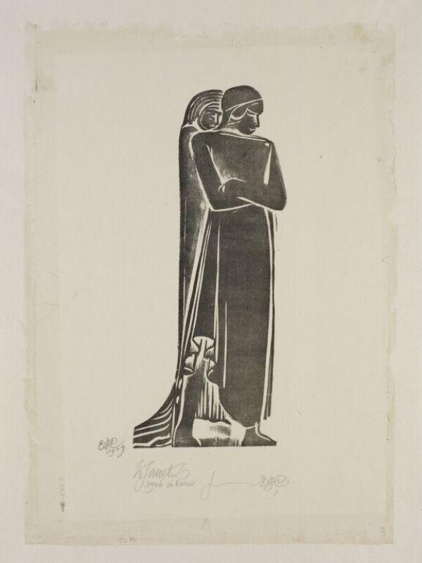 Hamlet and Daemon | Craig, Edward Gordon | V&A Explore The Collections