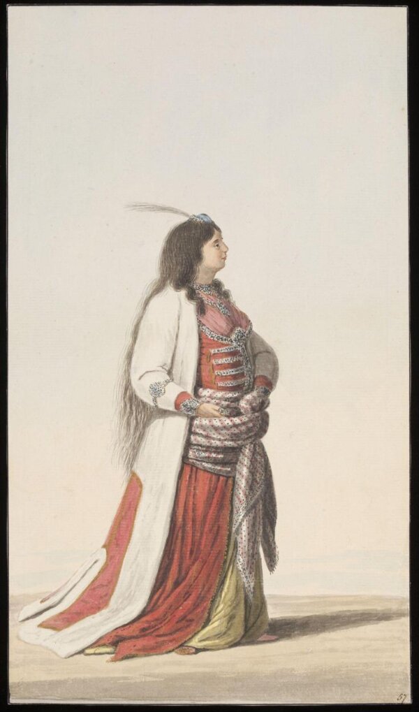 A female member of the Sultan's family | Anonymous Greek artist | V&A ...