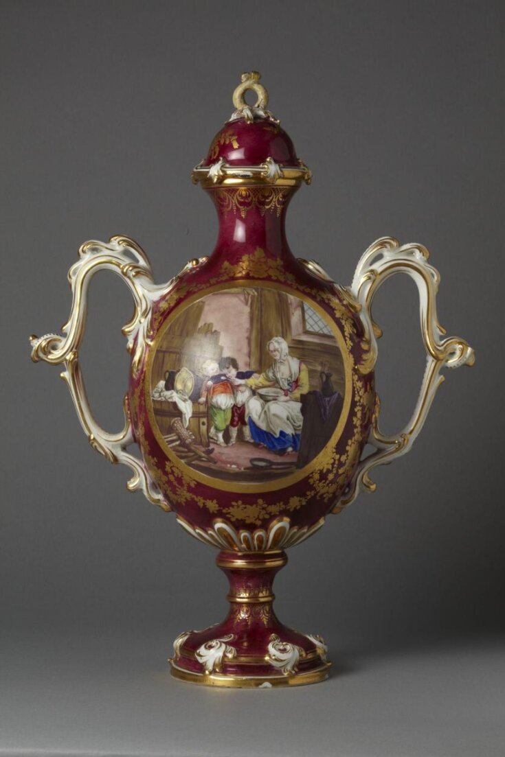 Vase and Cover | Boreman, Zachariah | V&A Explore The Collections