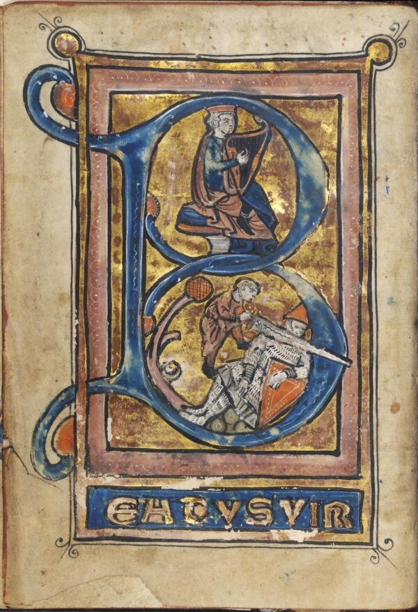 Psalter, in Latin, added prayers in Latin and Dutch with Dutch rubrics ...