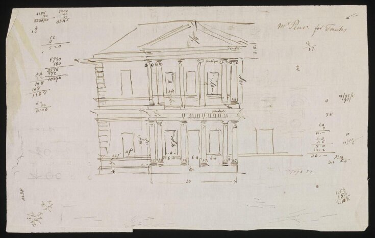 Architectural Drawing | sir william chambers | V&A Explore The Collections