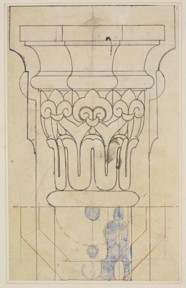 Drawing of capital | Jones, Owen | V&A Explore The Collections