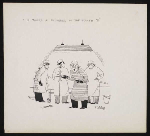 Is there a plumber in the house? | Addey, Wilfrid R. | V&A Explore The ...