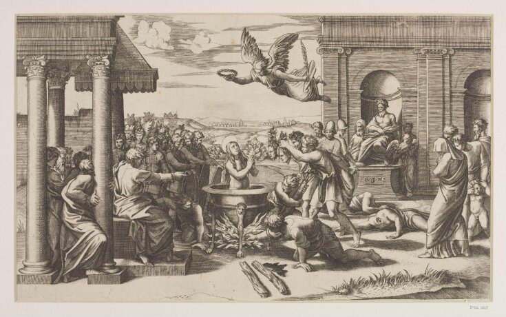 The Martyrdom of St. Félicité | Marcantonio Raimondi | Raphael | V&A ...