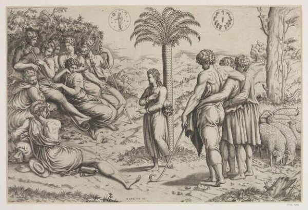 Joseph Interpreting his Dreams | Marcantonio Raimondi | Raphael | V&A ...