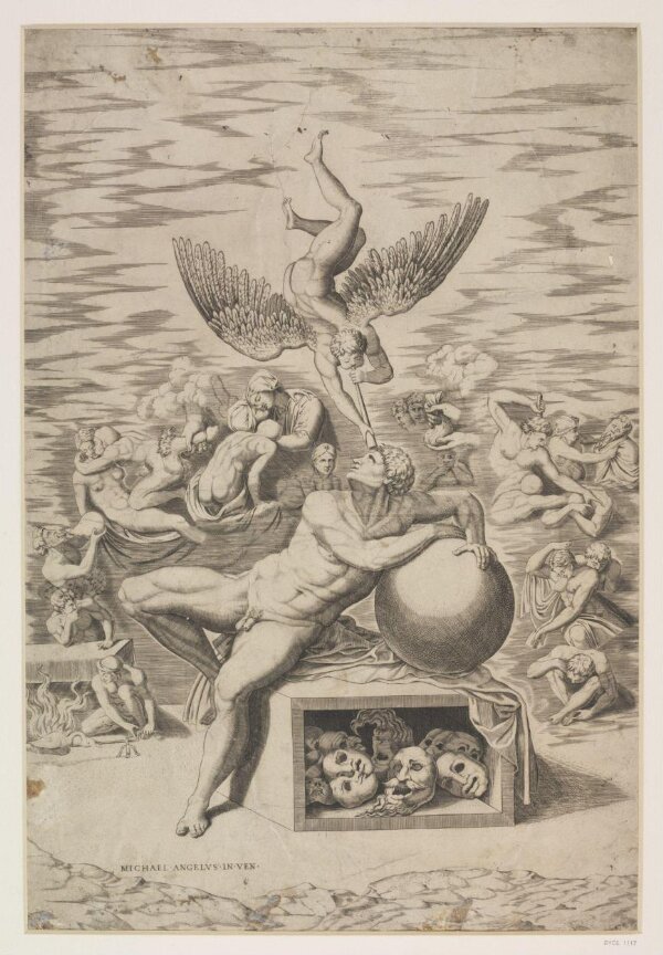 Dream of Human Life | Marcantonio Raimondi | Michelangelo | V&A Explore ...
