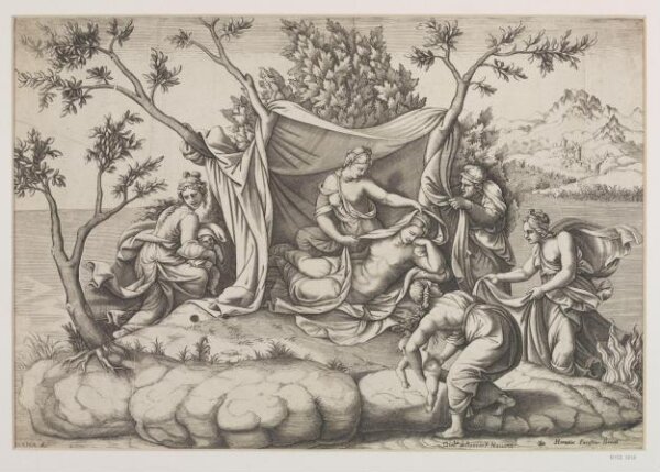 Birth of Diana and Apollo | Romano, Giulio | Scultori, Diana | V&A ...