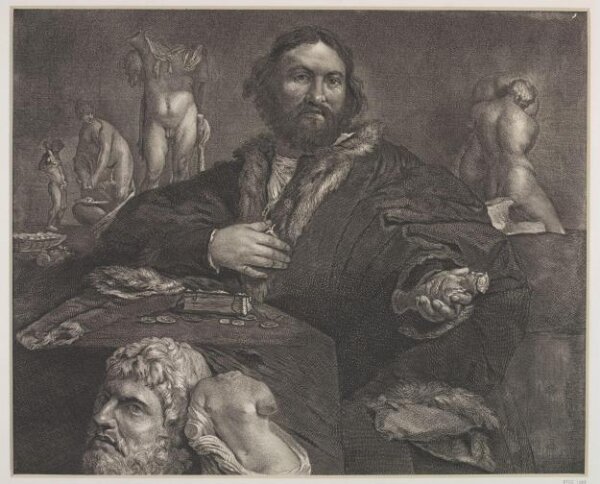Portrait of Andrea Di Odoni | Blooteling | Lotto, Lorenzo | Visscher ...