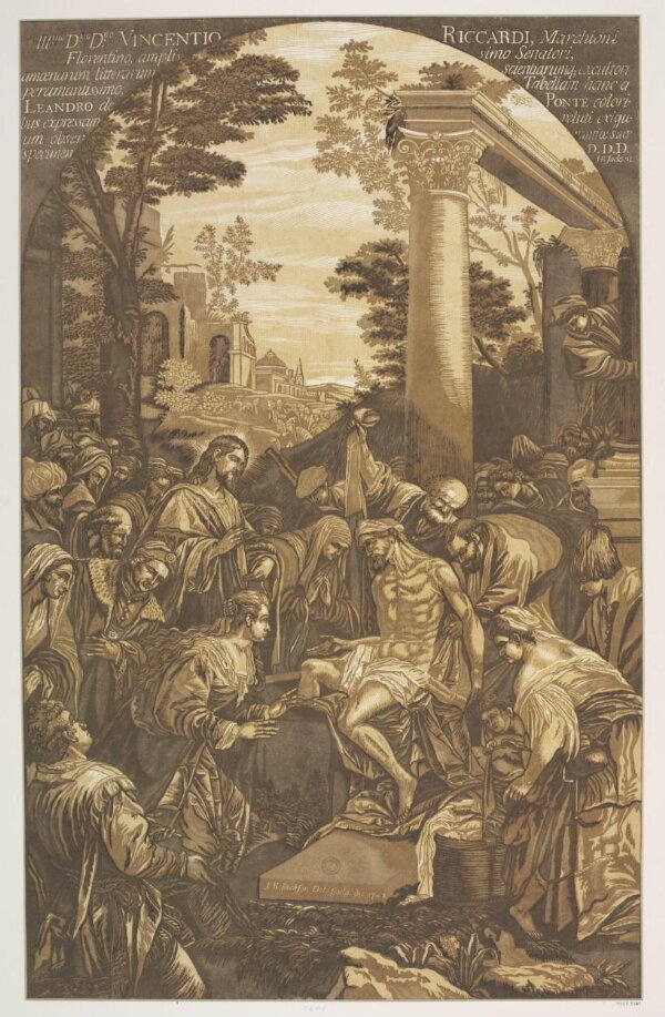 The Raising of Lazarus | Bassano, Leandro | Jackson, John Baptist | V&A ...