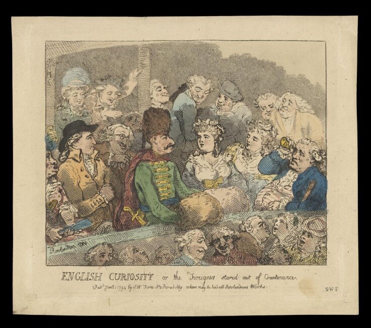 English curiosity, or the foreigner stared out of countenance ...