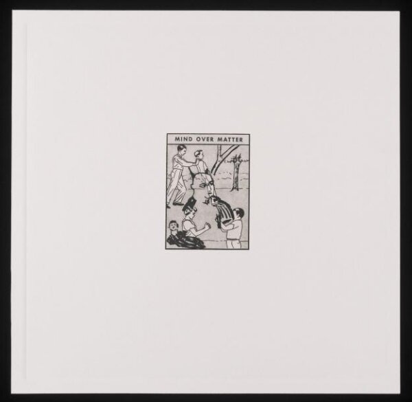 Mind over matter. One plate from the suite of 20 prints entitled 'Trust ...
