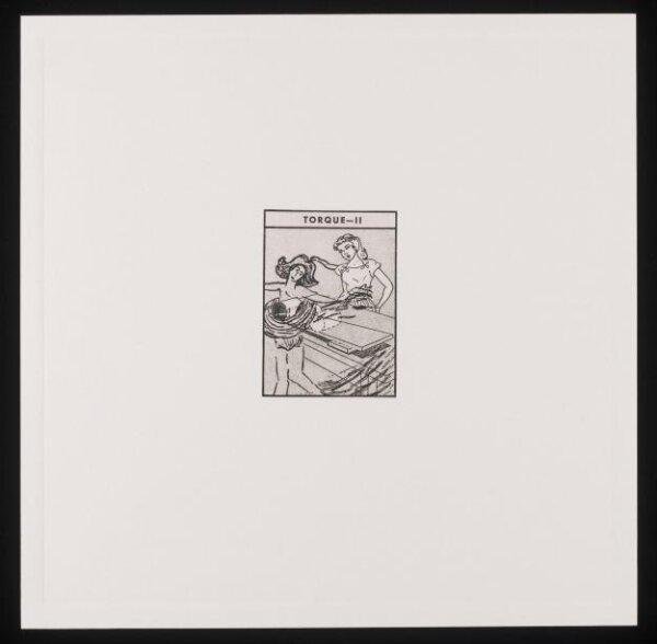 Torque II. One plate from the suite of 20 prints entitled 'Trust Me ...