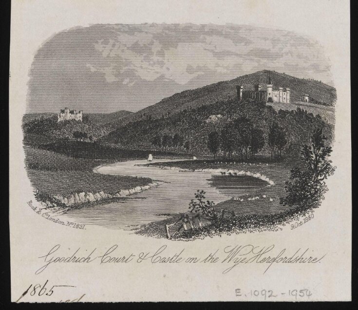 Goodrich Court & Castle on the Wye, Herefordshire | Unknown | V&A ...