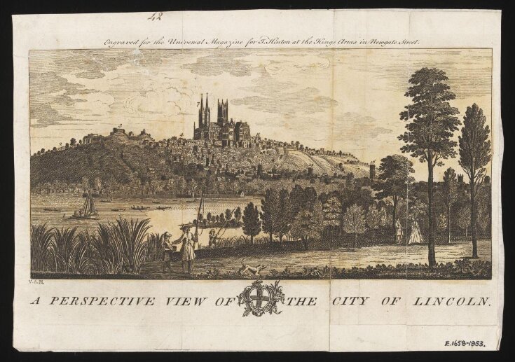A Perspective View of The City of Lincoln | Unknown | V&A Explore The ...