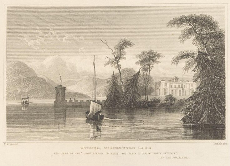 Storrs, Windermere Lake | William Tombleson | Harwood | V&A Explore The ...