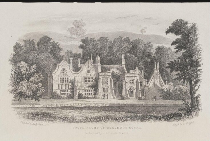 South Front of Cleveden Court | J. Chilcott | G. Wright | Lady Elton ...
