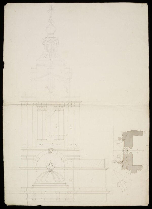 Architectural Drawing | Hawksmoor, Nicholas | V&A Explore The Collections