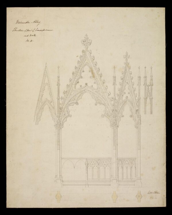 Architectural Drawing | Edward Blore | V&A Explore The Collections