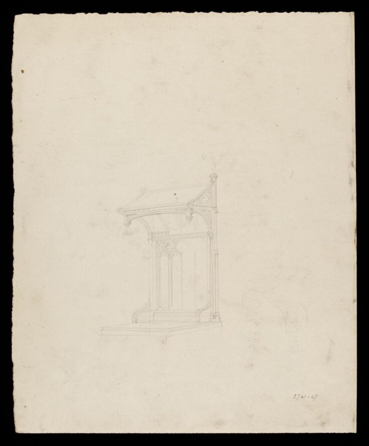 Architectural Drawing (Visual Work) | Edward Blore | V&A Explore The ...