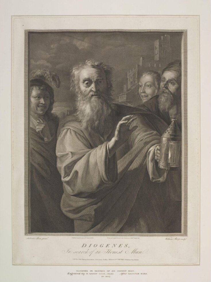 Diogenes | Rosa, Salvator | Sharp, William | V&A Explore The Collections