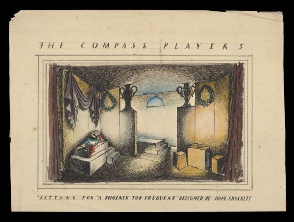 SETTING FOR 'A PHOENIX TOO FREQUENT' DESIGNED BY JOHN CROCKETT ...
