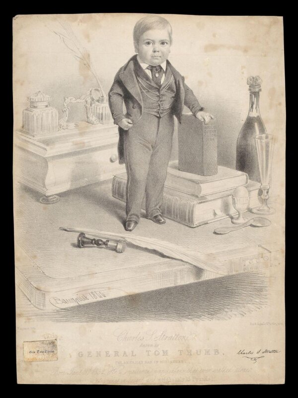 Charles S. Stratton, known as General Tom Thumb | Baugniet, Charles ...