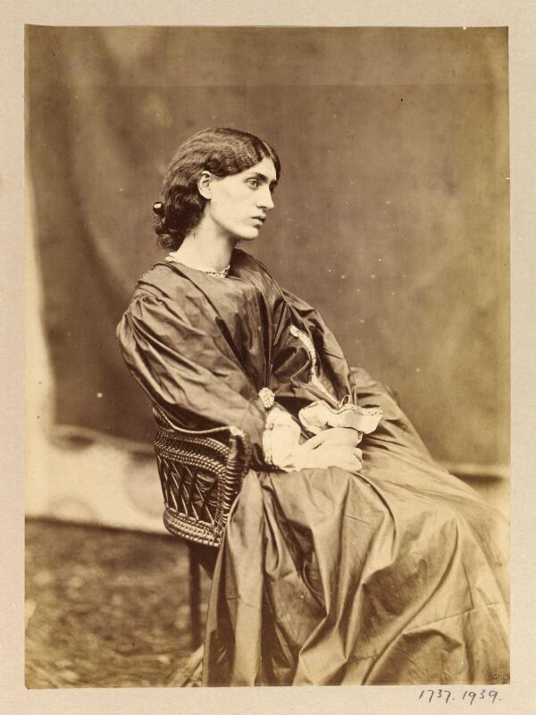 Mrs William Morris posed by Rossetti, 1865 | Parsons, John R. | V&A ...