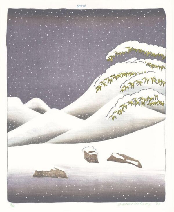 Snow | Hockney, David | V&A Explore The Collections