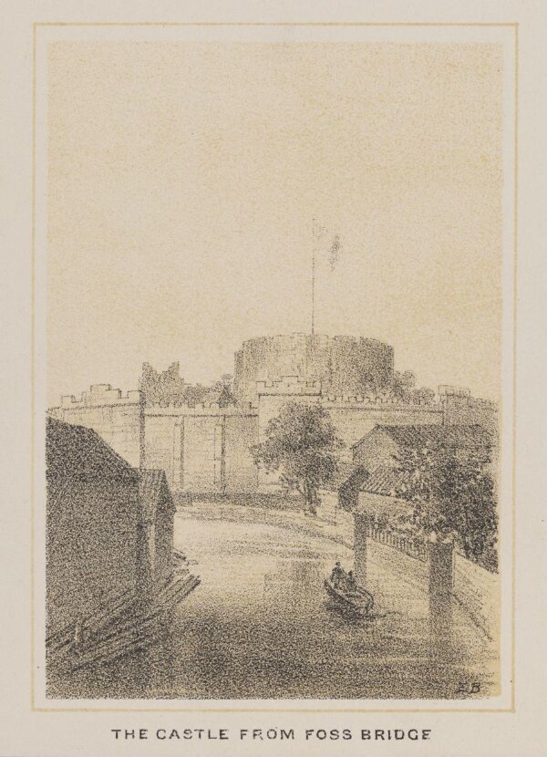 The Castle from Foss Bridge | Brown, E. | V&A Explore The Collections