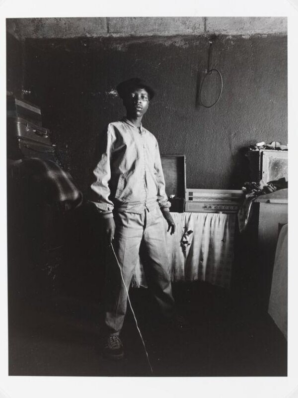 Tsotsi with his draad (sharpened wire for street fighting), 1388A ...