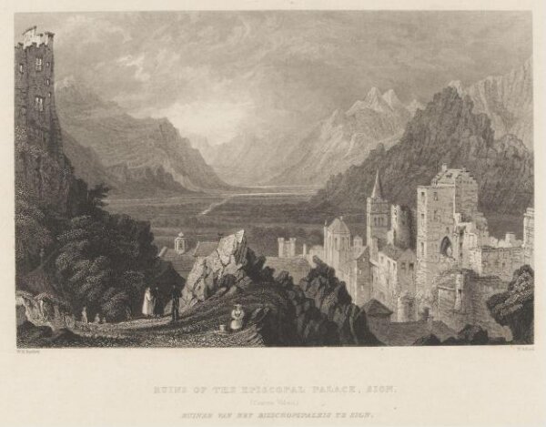 Ruins of the Episcopal Palace, Sion | Adlard, Henry | V&A Explore The ...