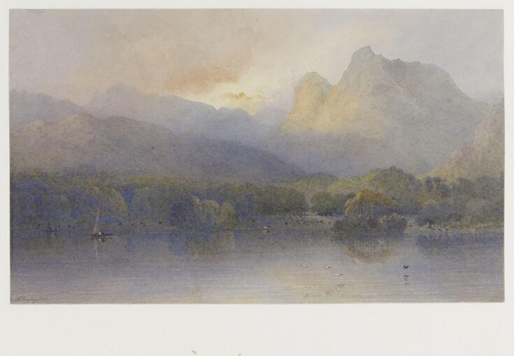 Approaching evening, the Langdale pikes from Windermere | Penley, Aaron ...