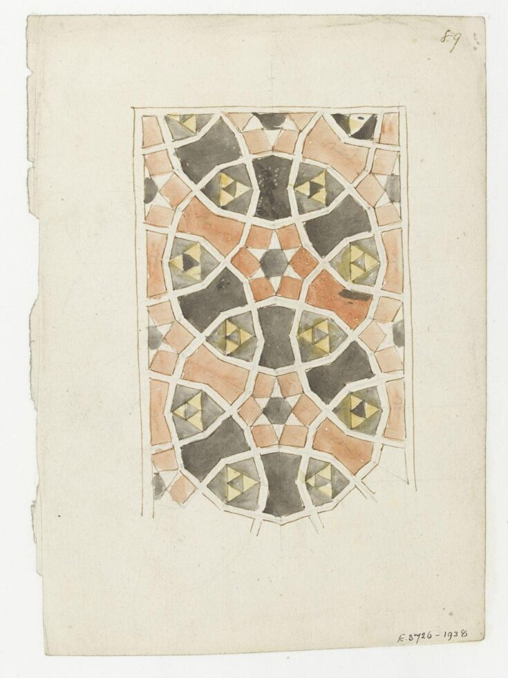 Drawing of a Mosaic | James William Wild | V&A Explore The Collections