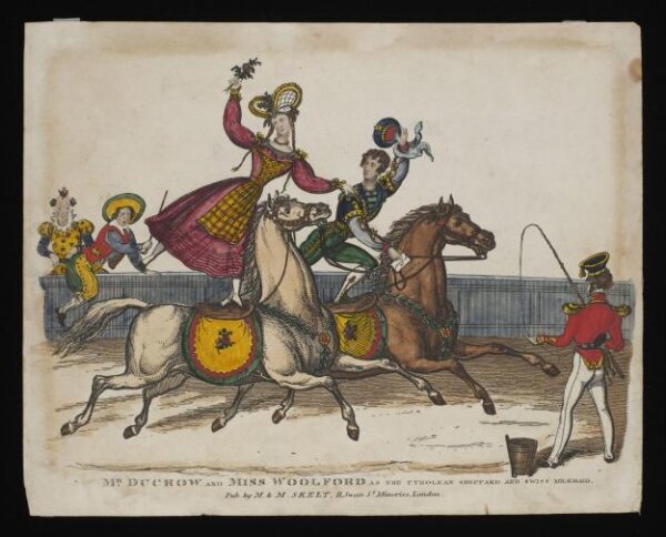 Mr Ducrow and Miss Woolford as the Tyrolean Sheppard (sic) and Swiss ...