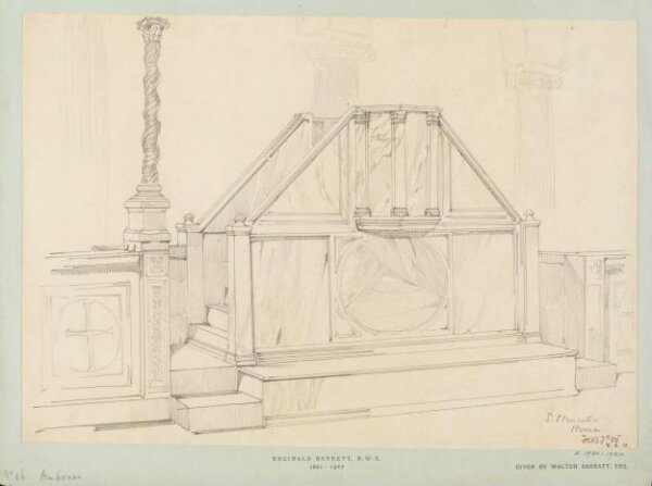 Drawing | Barratt, Reginald | V&A Explore The Collections