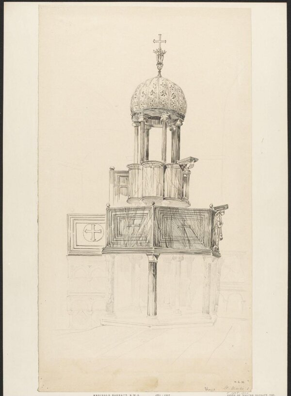 Drawing | Barratt, Reginald | V&A Explore The Collections